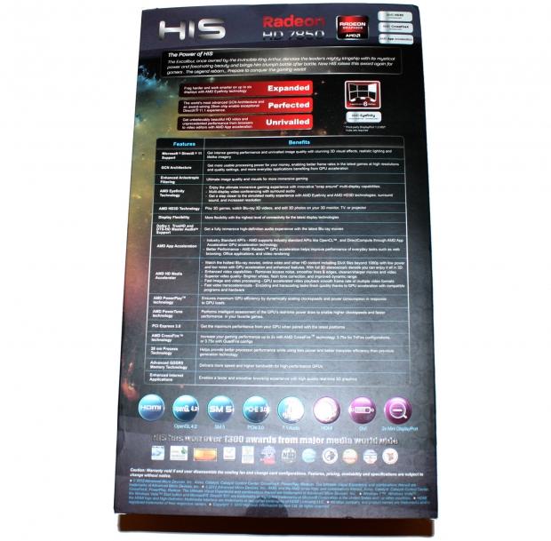 HIS Radeon HD 7850 2GB Video Card Overclocked Review