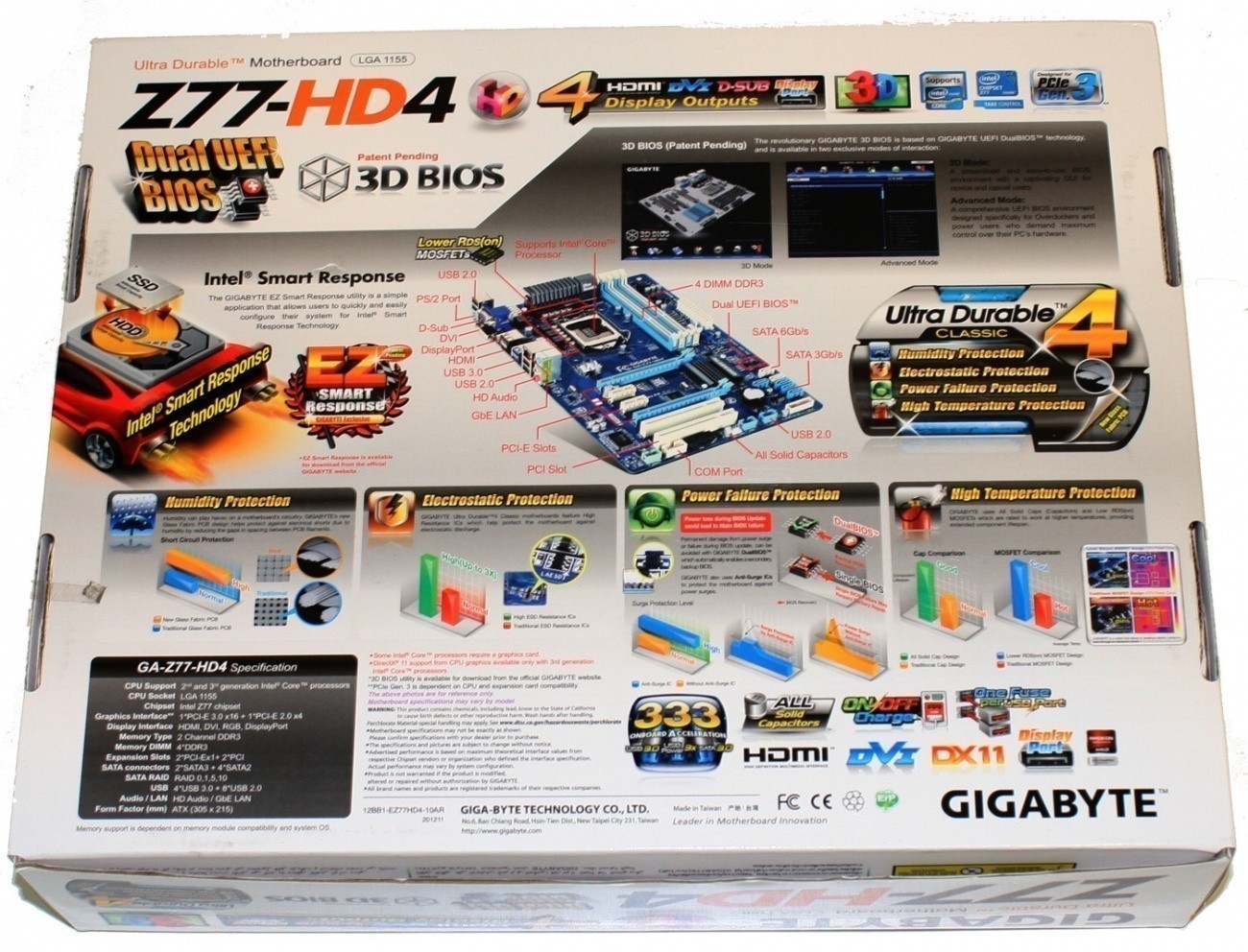 GIGABYTE Z77-HD4 (Intel Z77) Motherboard Review | TweakTown