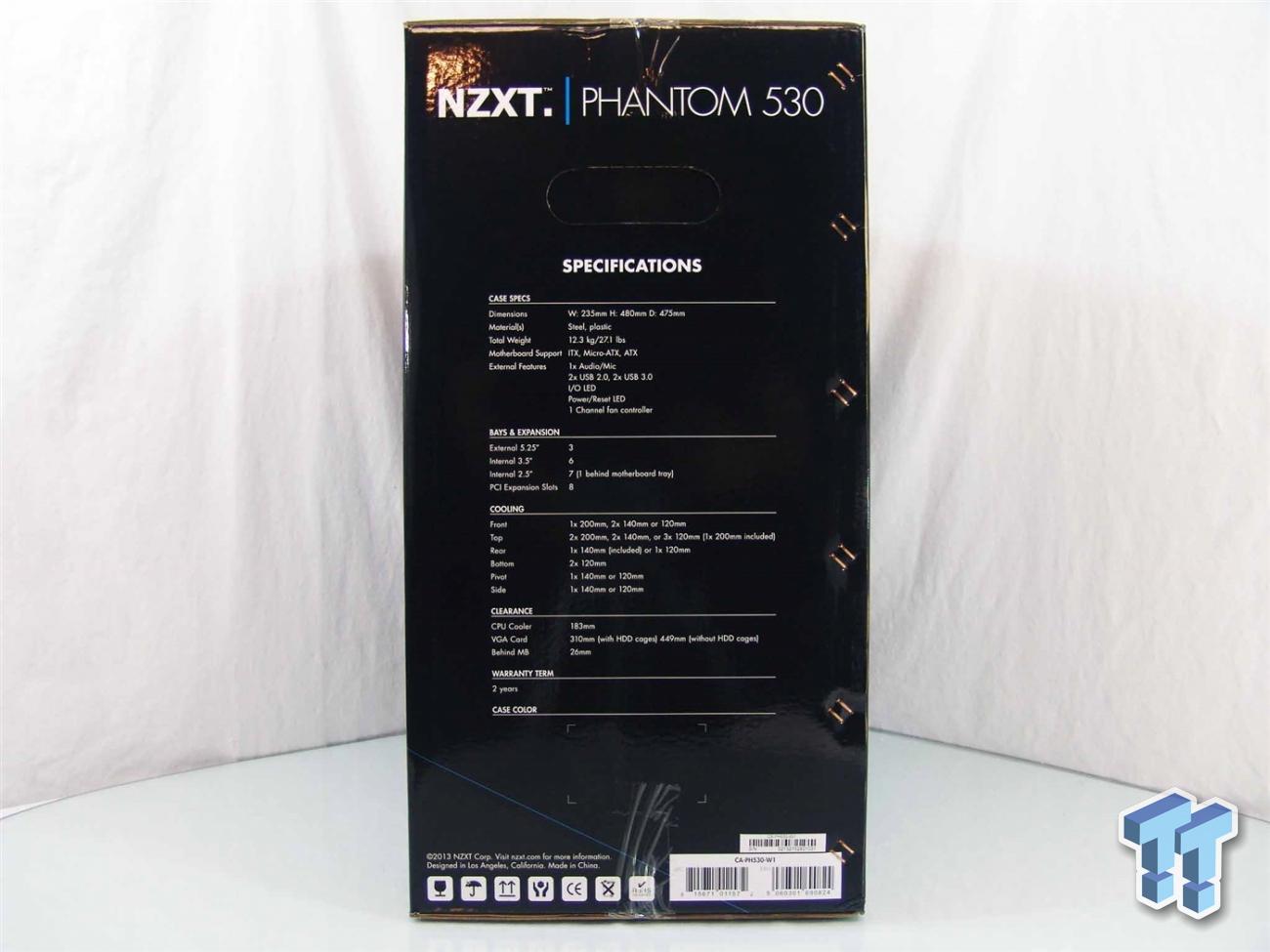 NZXT Phantom 530 Mid-Tower Chassis Review | TweakTown