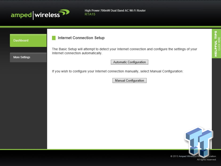 Amped Wireless RTA15 High Power Dual Band 802.11AC Router Review ...