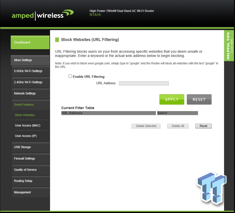 Amped Wireless RTA15 High Power Dual Band 802.11AC Router Review ...
