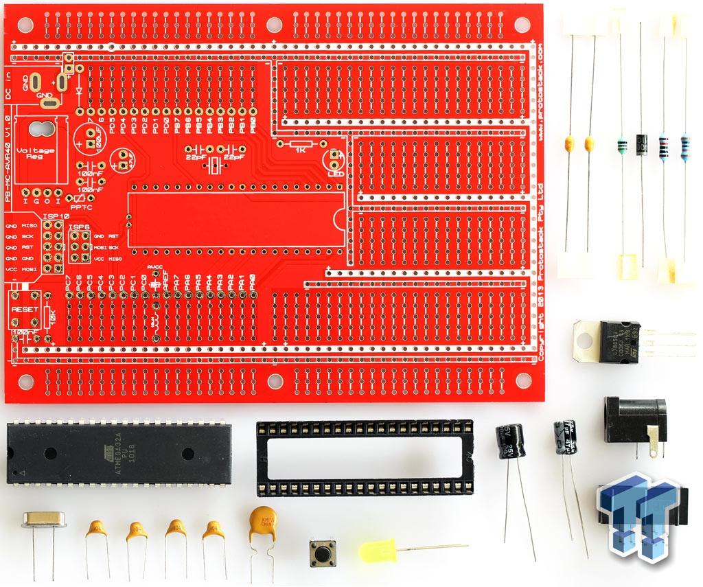 Protostack ATmega32A Development Kit Review | TweakTown