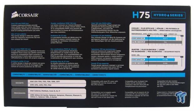 Corsair Hydro Series H75 Liquid AIO CPU Cooler Review