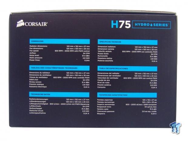 Corsair Hydro Series H75 Liquid AIO CPU Cooler Review