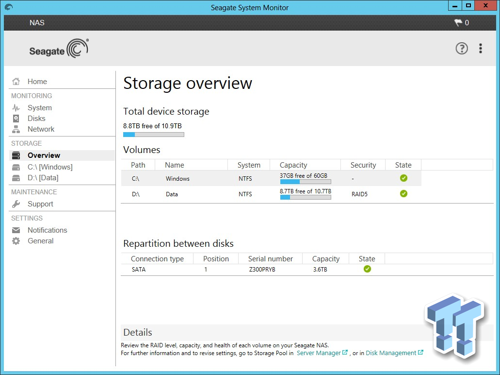 Seagate Business Storage Windows Server 4-Bay NAS Review - Intel Atom ...