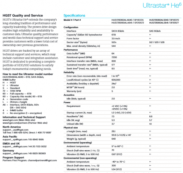 HGST Ultrastar He6 6TB Helium Enterprise HDD Review