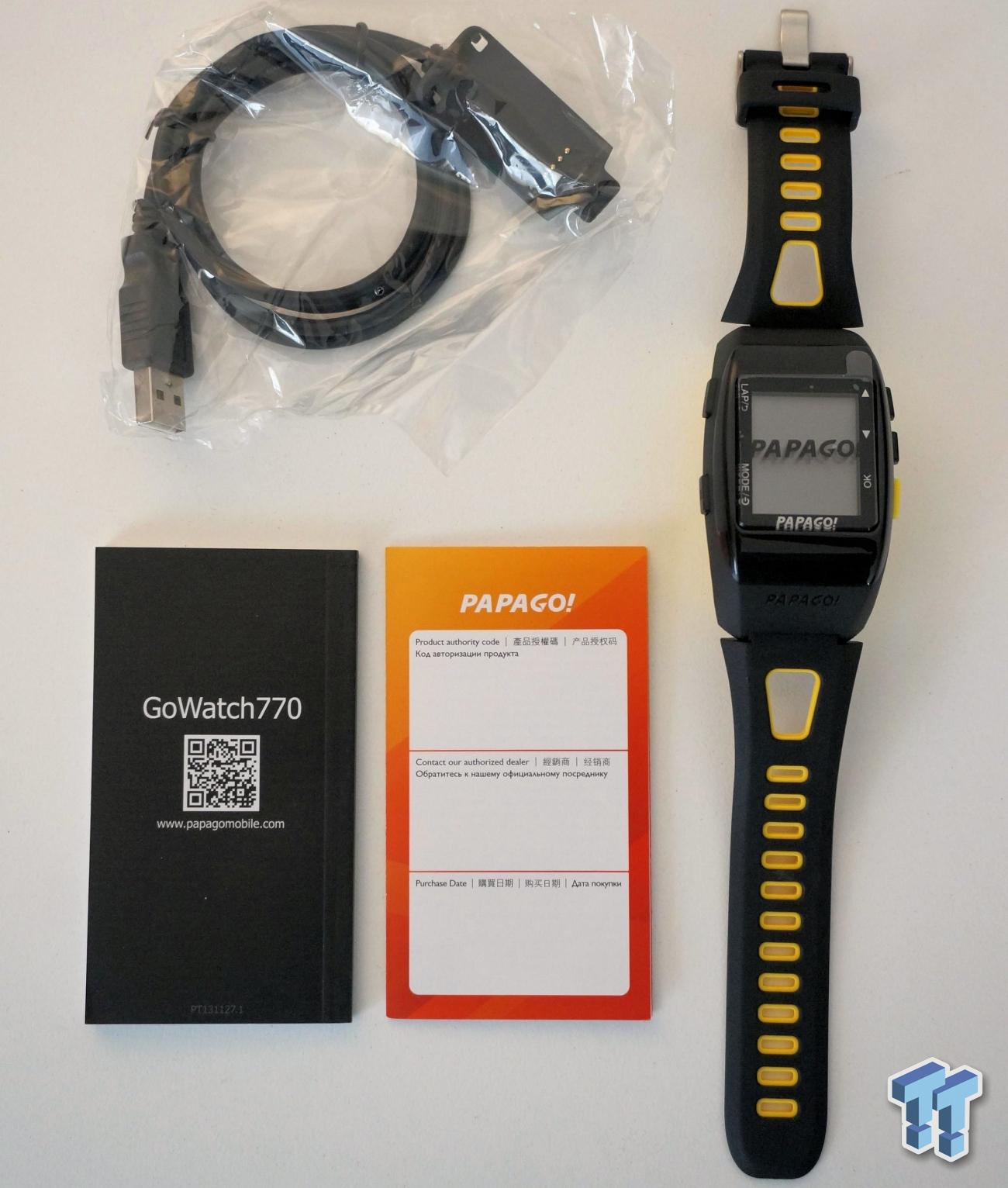 PAPAGO GoWatch 770 Sports Watch Review