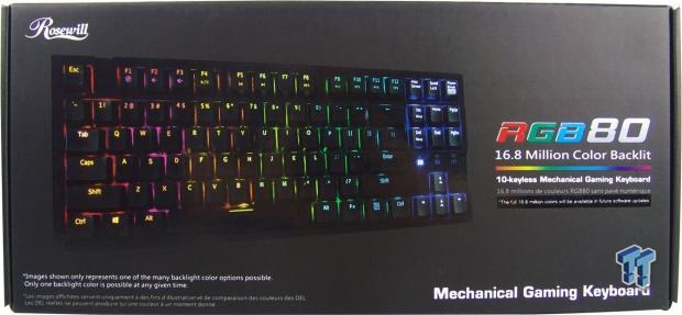 Rosewill RGB80 Mechanical 16.8m Color Backlit Gaming Keyboard Review