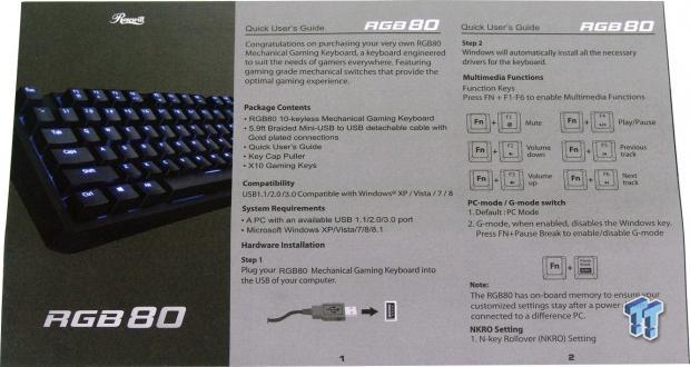 Rosewill RGB80 Mechanical 16.8m Color Backlit Gaming Keyboard Review