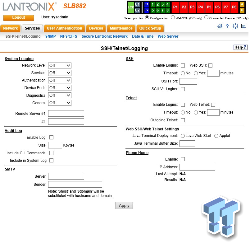 Lantronix SLB Remote Branch Office Manager Review | TweakTown