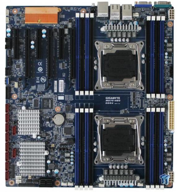 GIGABYTE MD70-HB0 (Intel C612) Server Motherboard Review