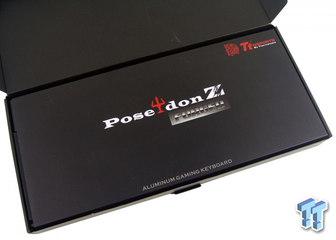 Tt eSPORTS Poseidon Z Forged Mechanical Gaming Keyboard Review | TweakTown