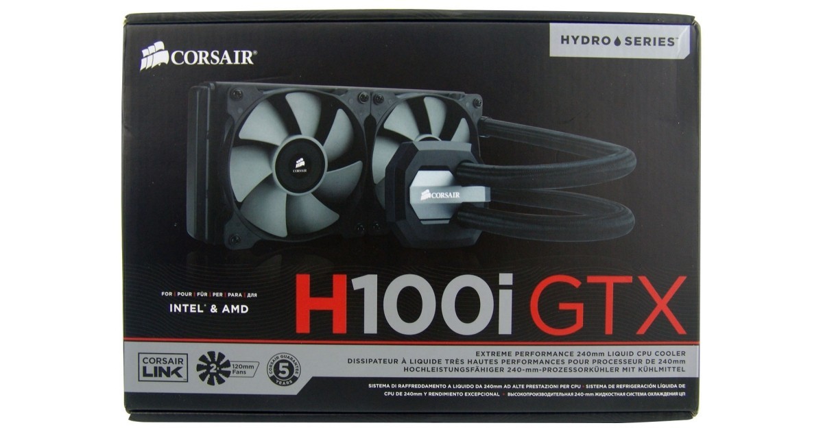 Corsair Hydro H100i GTX High Performance Liquid CPU Cooler Review Corsair Hydro H100i GTX High Performance Liquid CPU Cooler Review