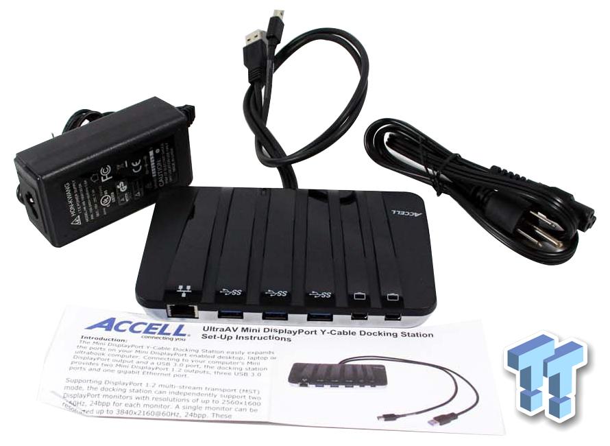 Accell UltraAV Mini DisplayPort Y-Cable Docking Station Review