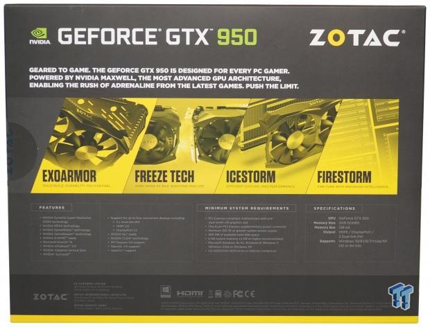 ZOTAC GeForce GTX 950 AMP! Edition Video Card Review