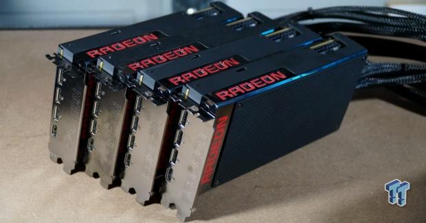 AMD Radeon R9 Fury X Video Cards in 4-way CrossFire at 4K