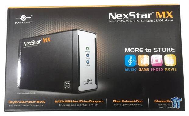 Vantec Nexstar MX 2.5-inch Dual-Bay External RAID Enclosure Review
