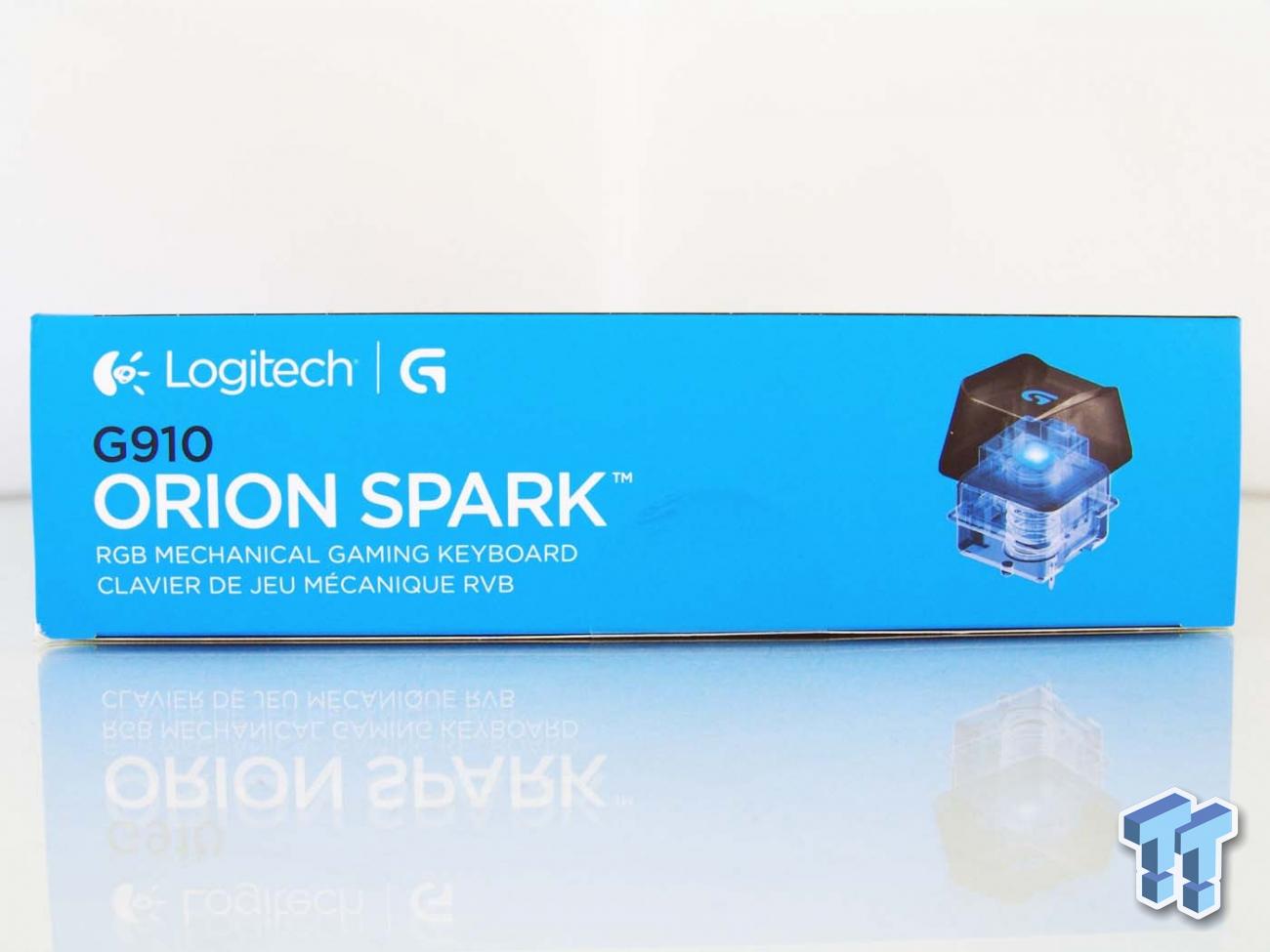 Logitech G910 Orion Spark RGB Mechanical Gaming Keyboard Review | TweakTown