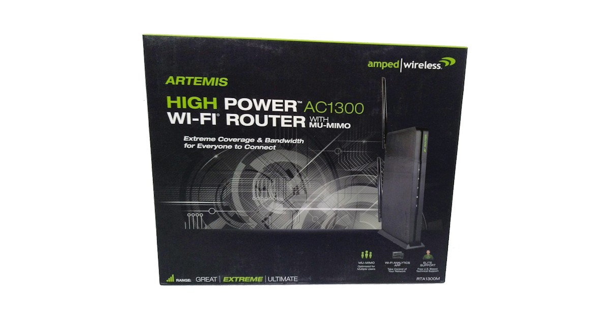 Amped Wireless Artemis AC1300 RTA1300M Wireless Router Review