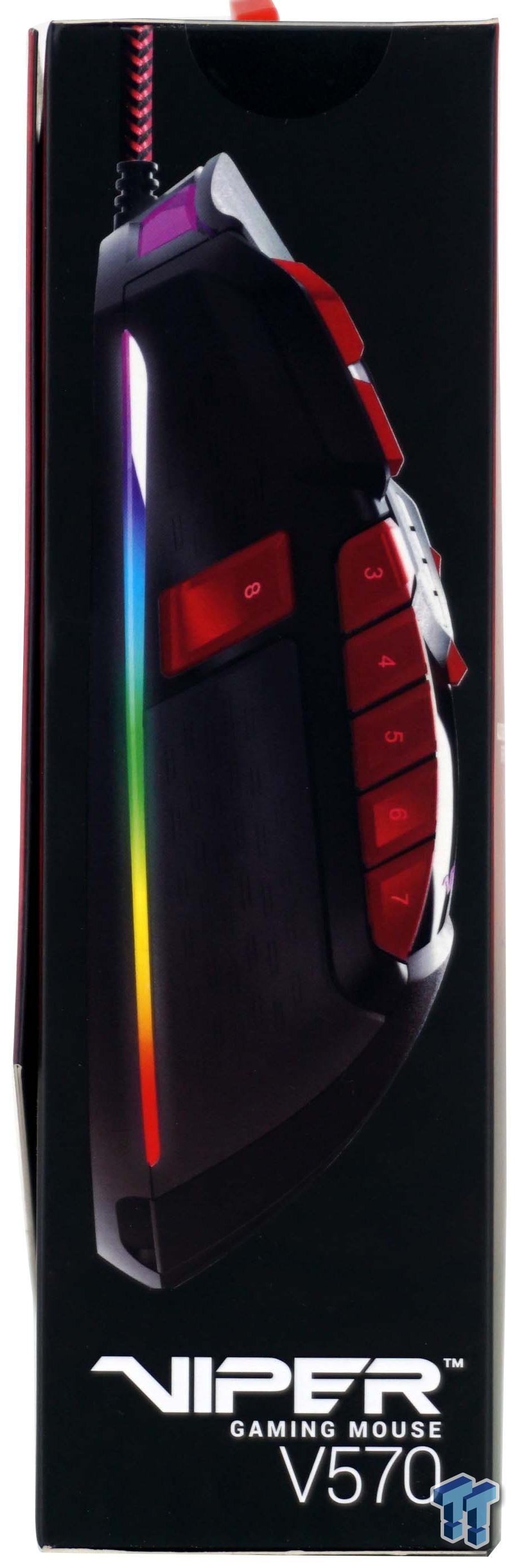 Patriot Viper V570 RGB Laser Gaming Mouse Review | TweakTown