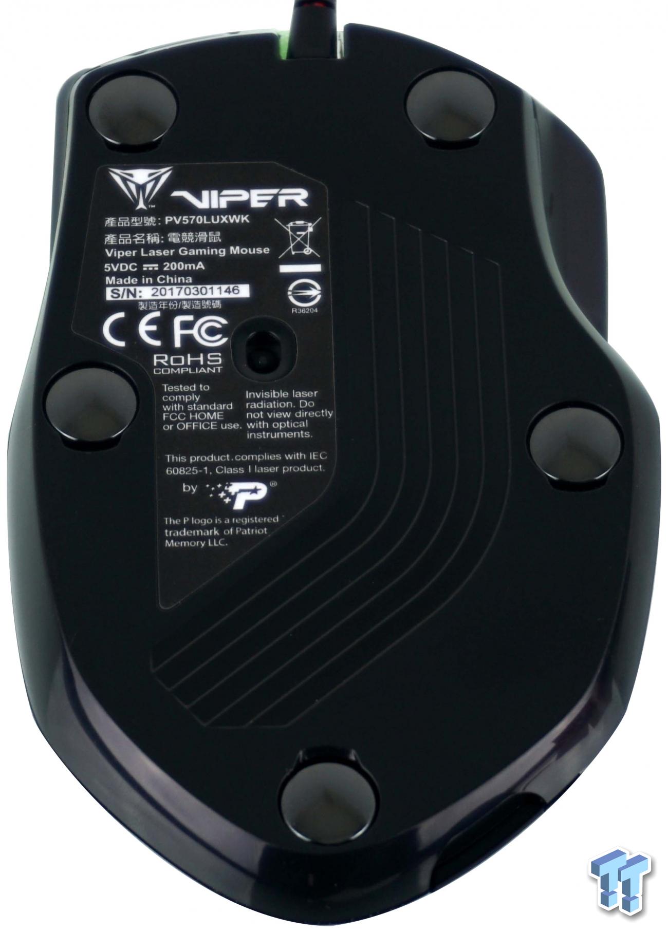 Patriot Viper V570 RGB Laser Gaming Mouse Review | TweakTown