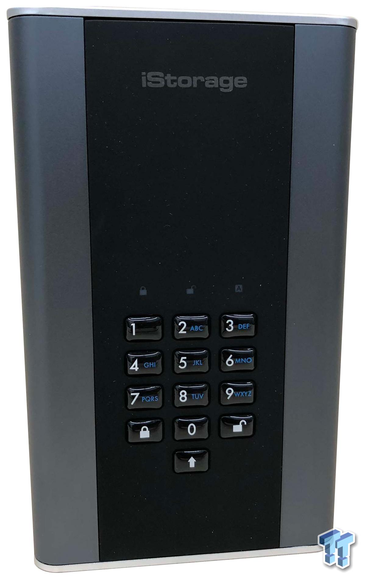 iStorage diskashur DT2 12TB Review | TweakTown