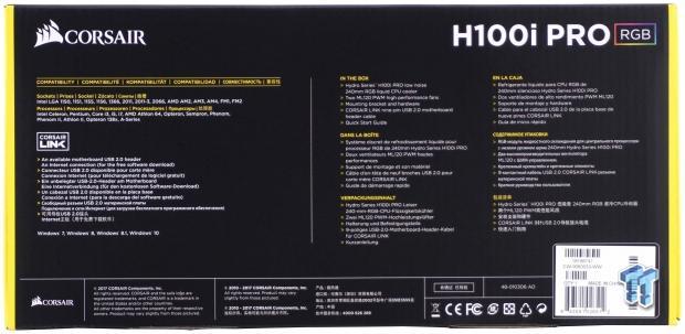 Corsair H100i PRO RGB Liquid CPU Cooler Review