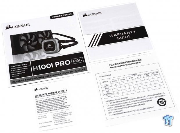 Corsair H100i PRO RGB Liquid CPU Cooler Review