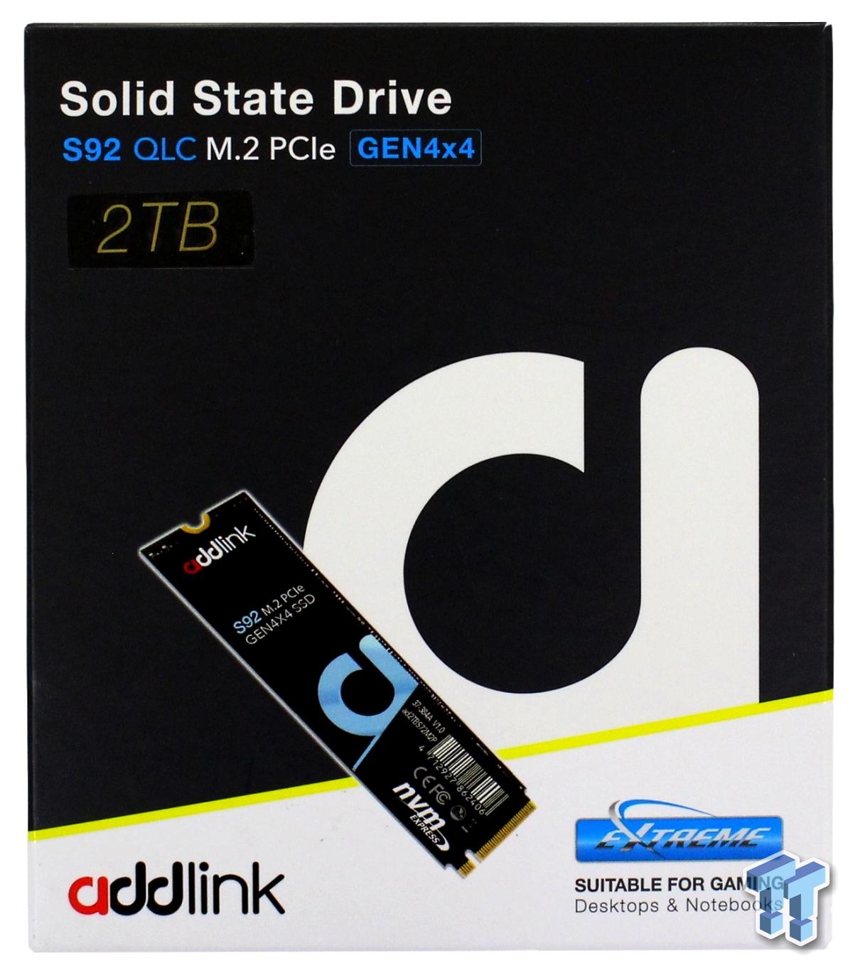 Addlink S92 2TB QLC M 2 PCIe SSD Review