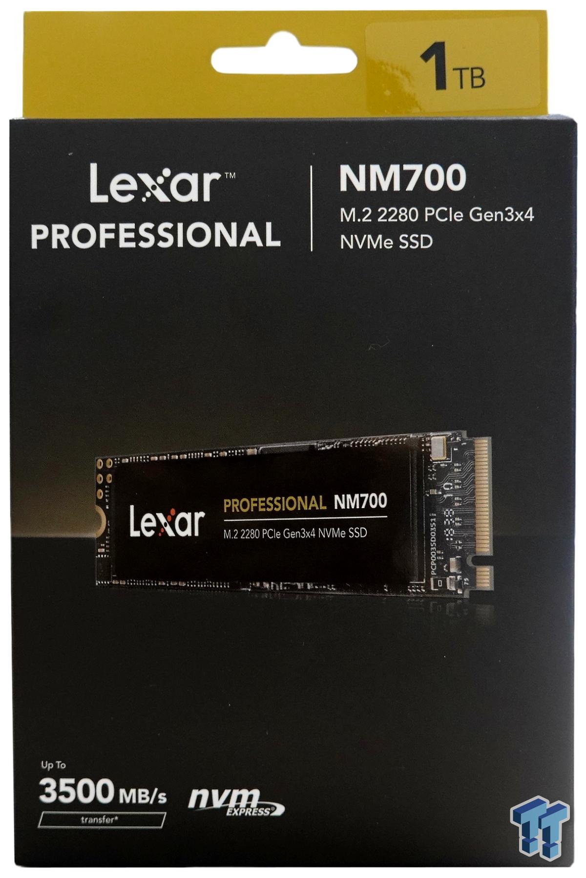 Lexar Professional NM700 1TB M 2 SSD Review Lexar Professional NM700 1TB M 2 SSD Review