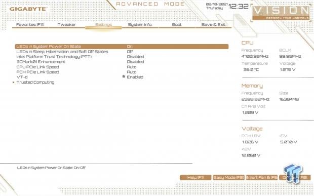 GIGABYTE Z590 Vision G Motherboard Review