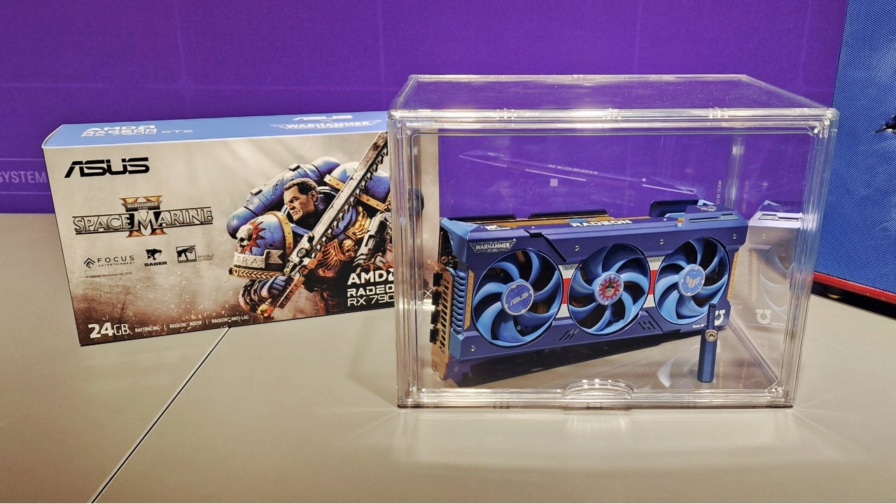 ASUS's limited edition Warhammer 40K Space Marine 2 Radeon 7900 XTX GPU ...