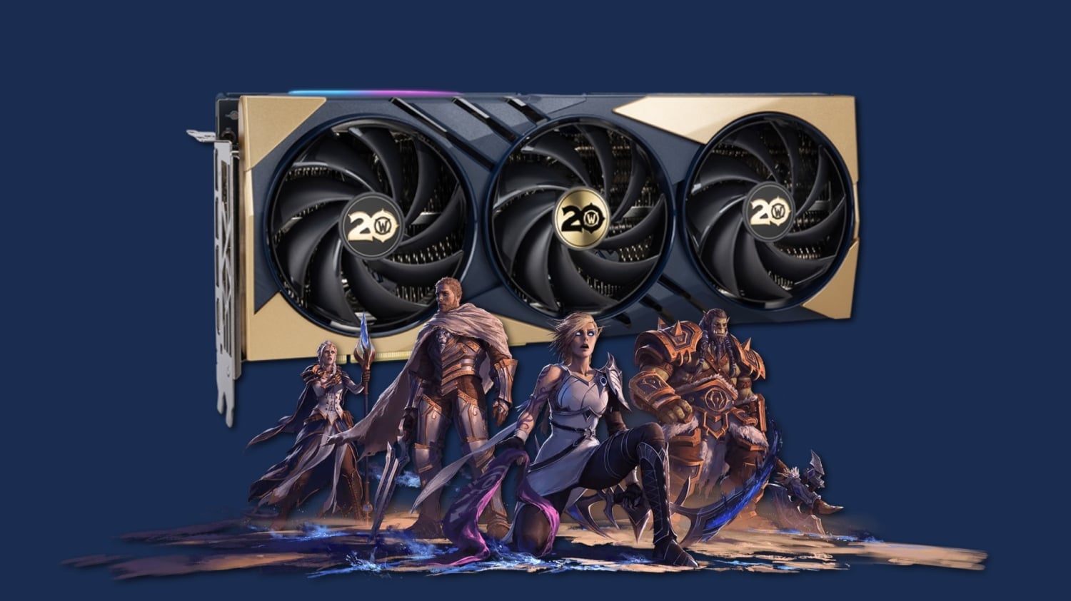 MSI's custom World of Warcraft GeForce RTX 40 Series GPU lets you swap ...