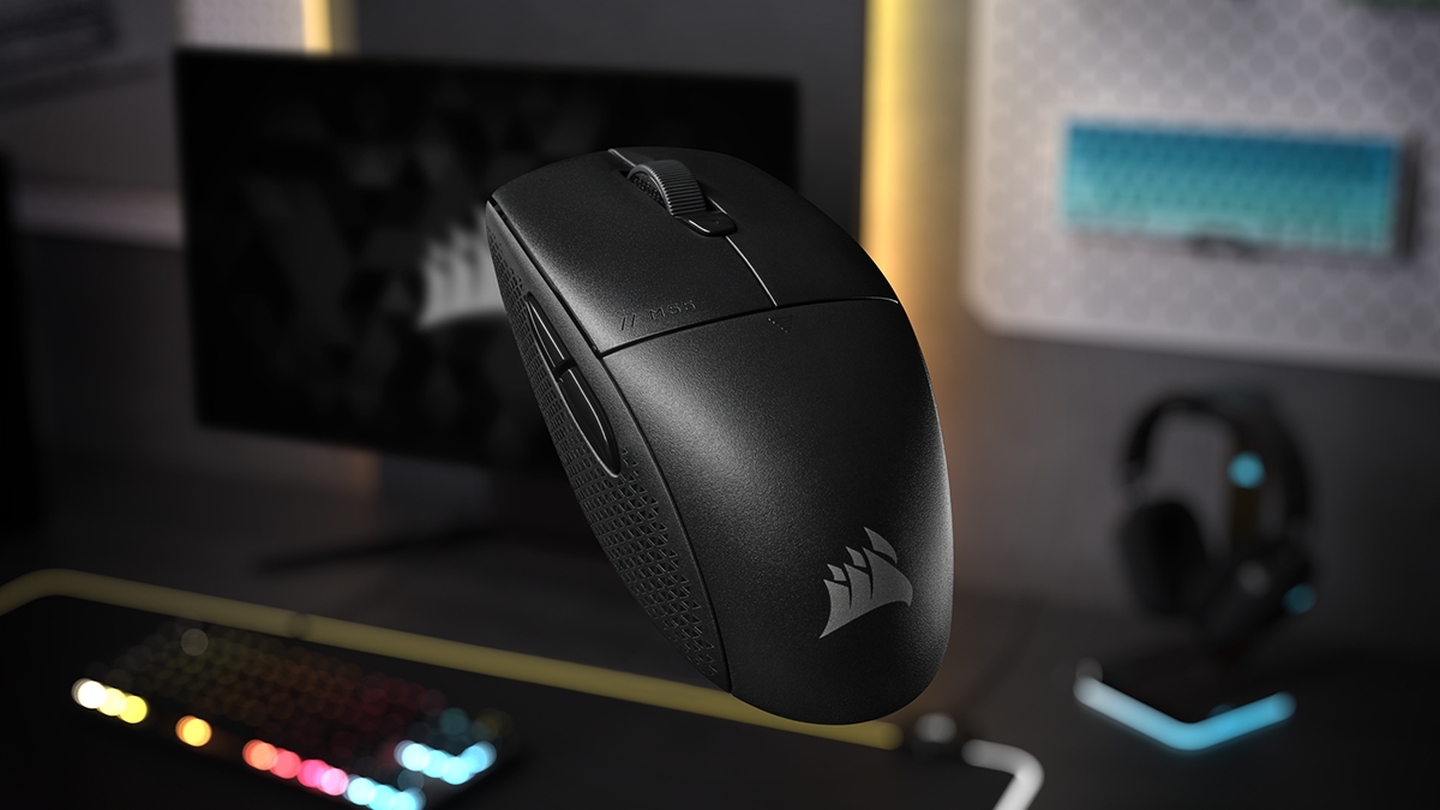 CORSAIR's new compact M55 and M55 WIRELESS gaming mice are available now