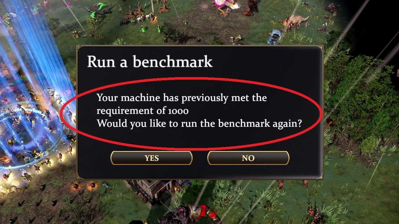 Age of Mythology Retold benchmarked on RTX 4090 at 4K maxed graphics