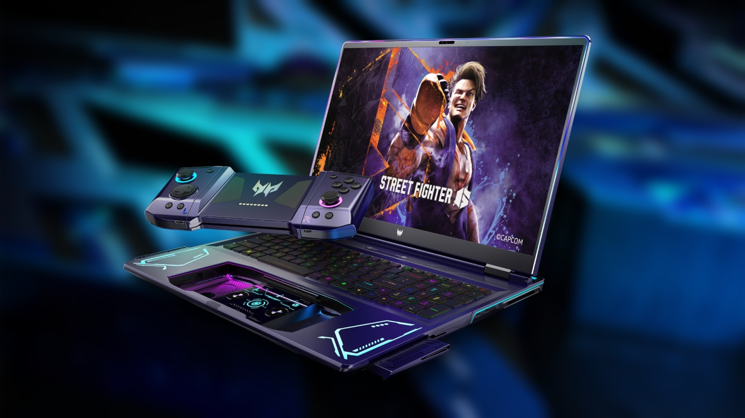 Acer's Project DualPlay gaming laptop has a hidden controller under the ...