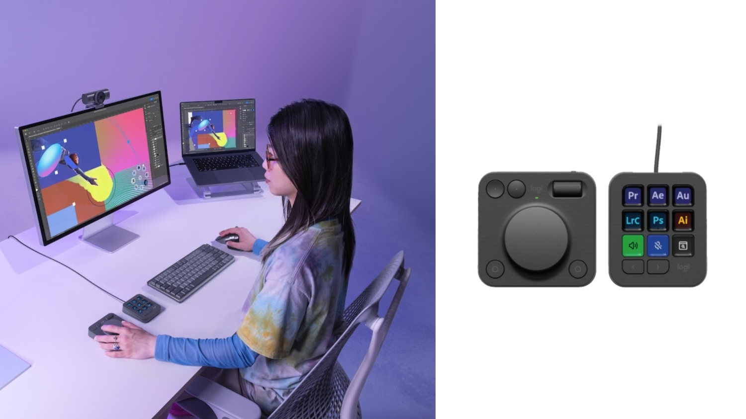 Logitech's new MX Creative Console is like a Stream Deck for Adobe creators