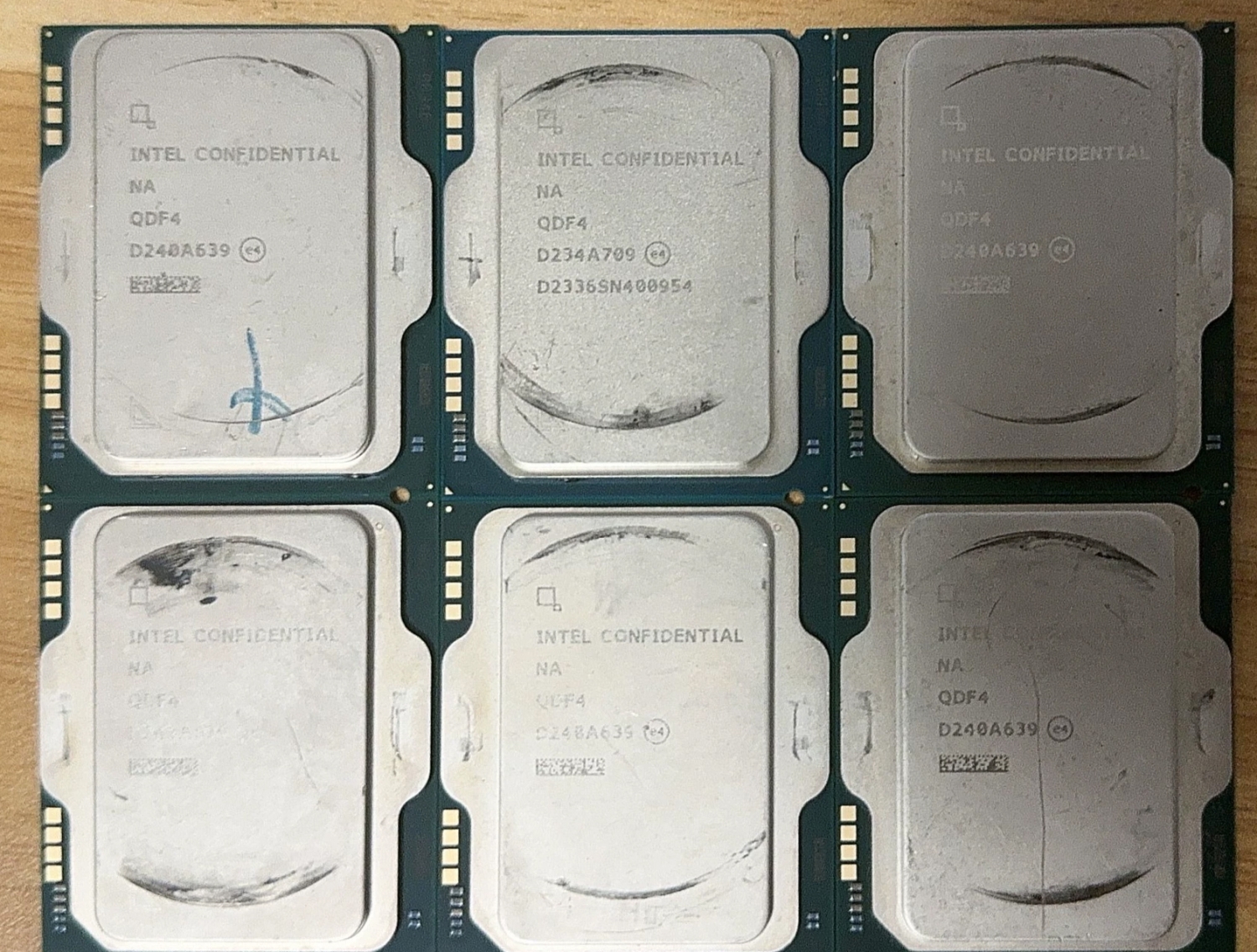 Intel's new Arrow Lake-S engineering sample CPUs pictured: multiple ES ...