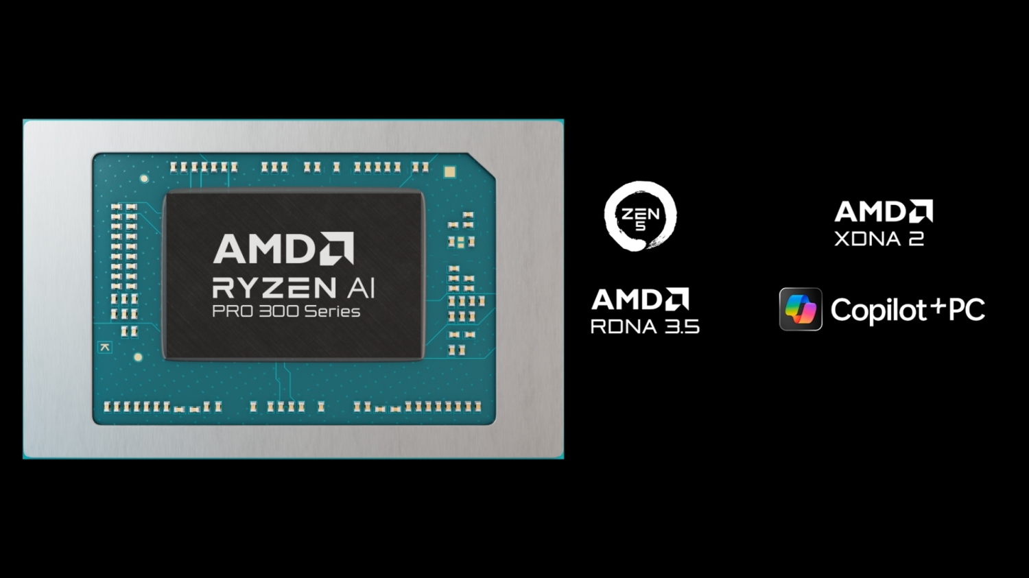 AMD launches new Ryzen AI PRO 300 Series Processors, 50+ NPU TOPS for business laptops
