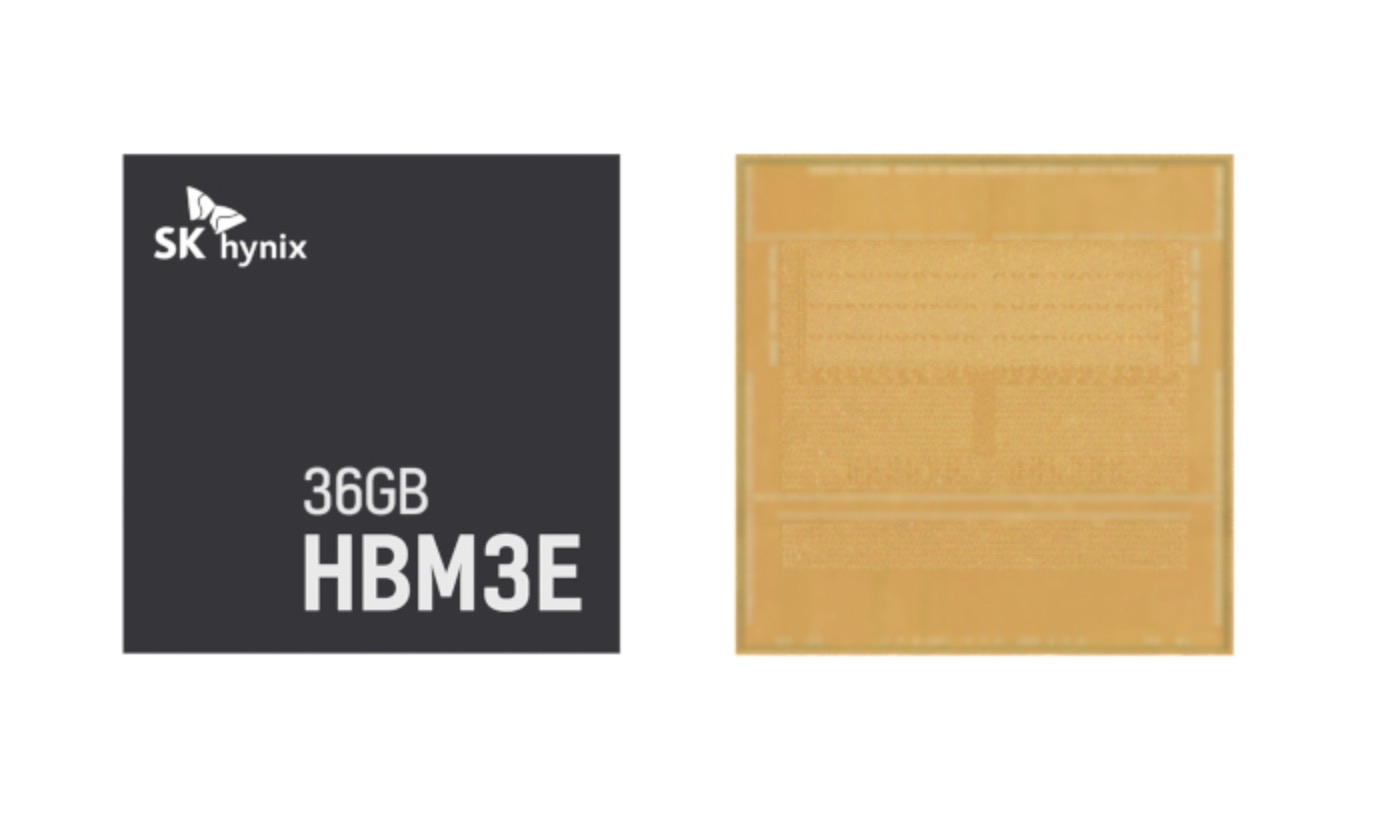 SK hynix shows off HBM3E 12-Hi chips: 12 chips stacked, 40% thinner ...