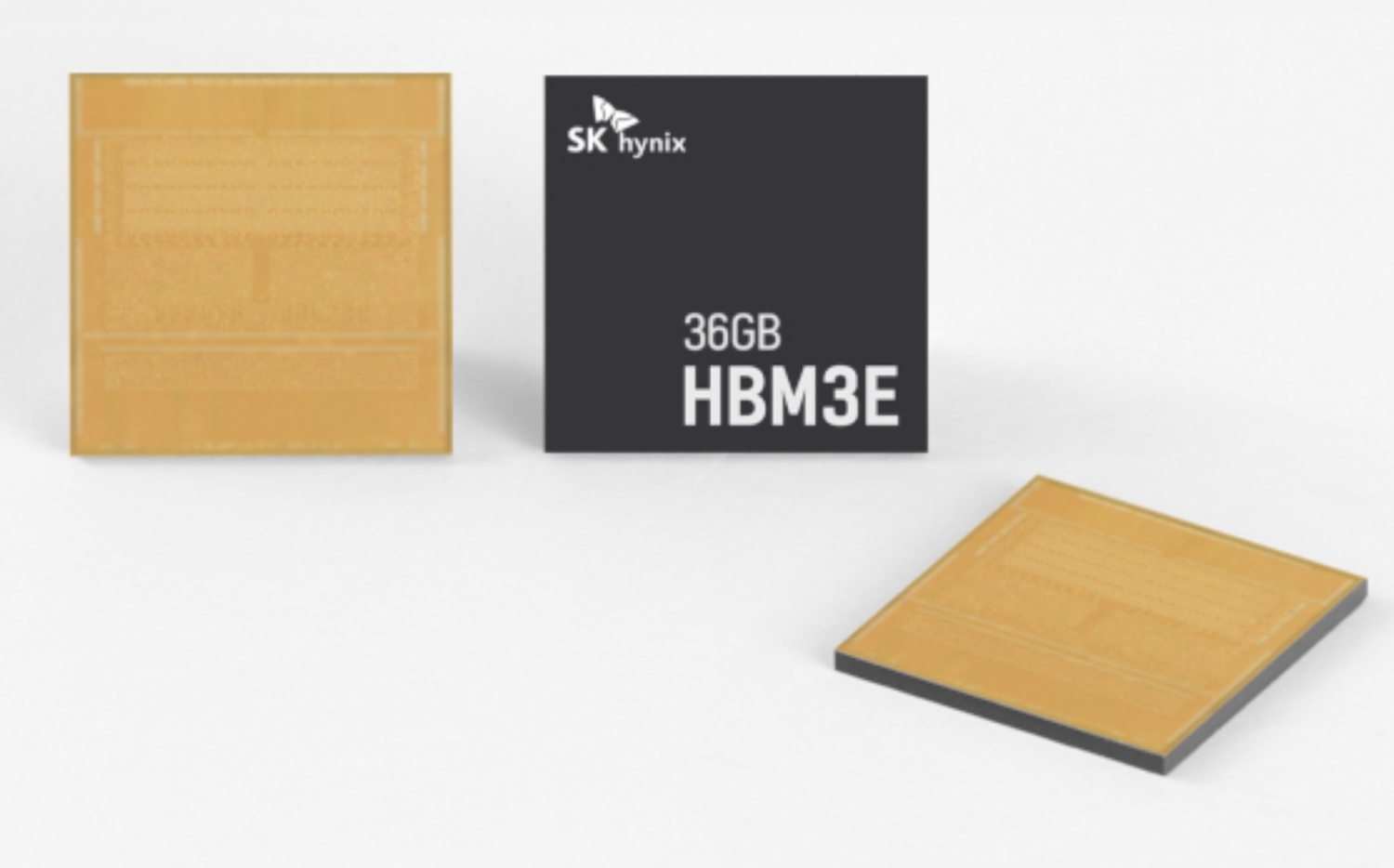 SK hynix shows off HBM3E 12-Hi chips: 12 chips stacked, 40% thinner ...