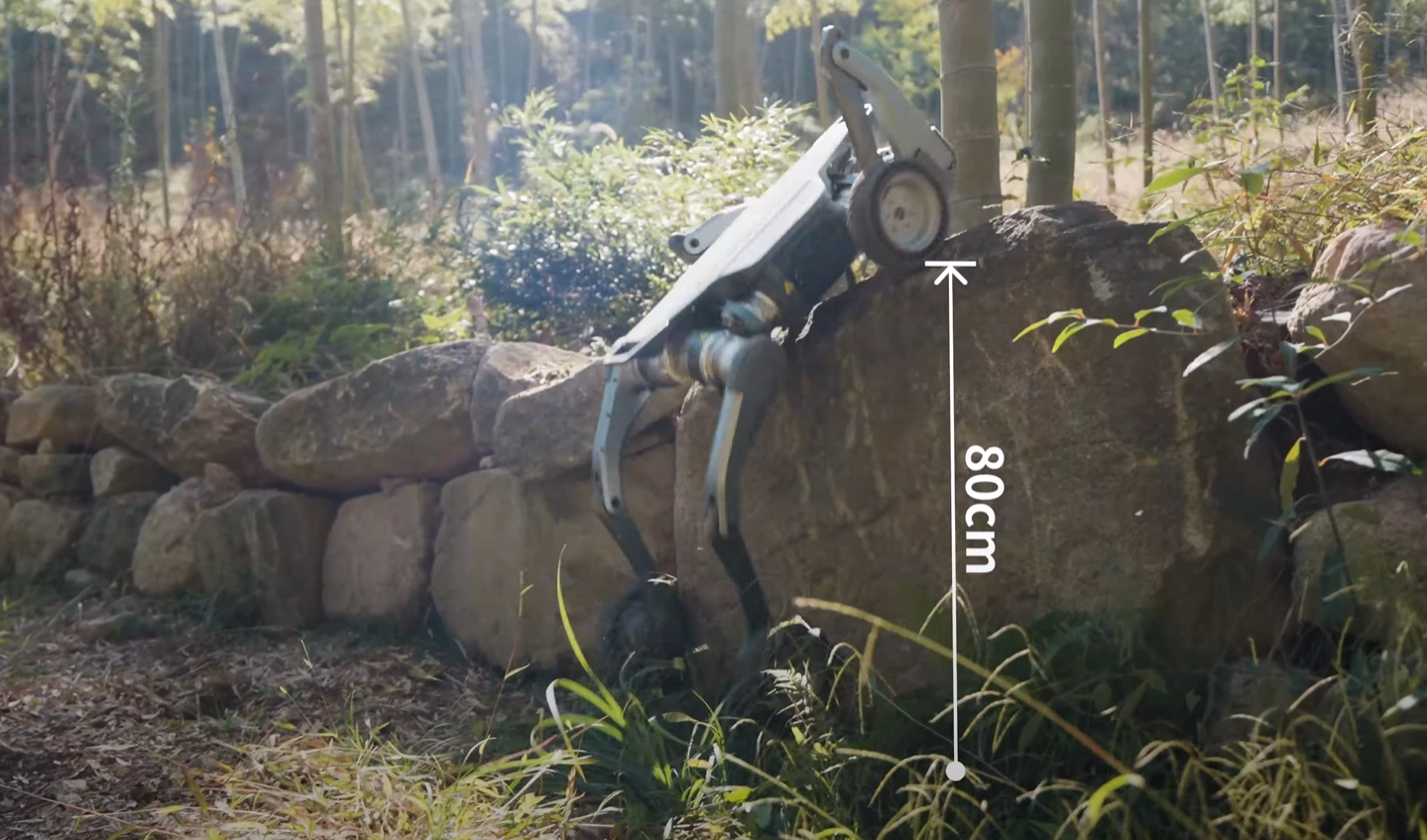 China unveils high-speed quadruped robot capable of chasing people down