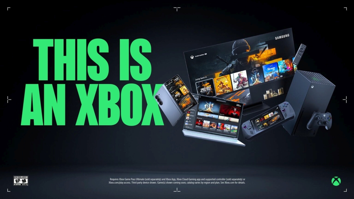 Xbox's new marketing campaign says phones, TVs, and laptops are all Xboxes