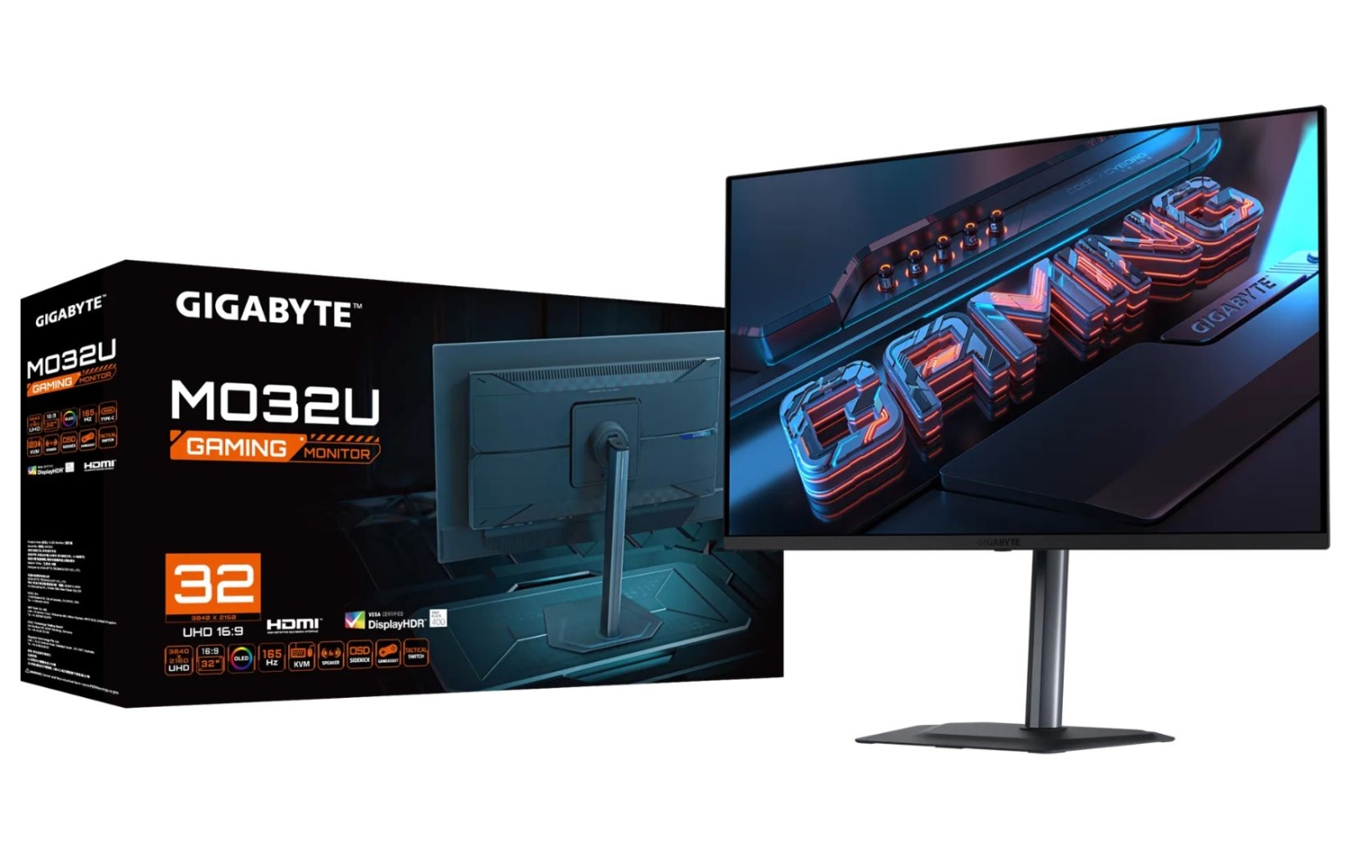 GIGABYTE unveils MO32U 4K 165Hz and MO27Q2 1440p 240Hz QD-OLED gaming ...