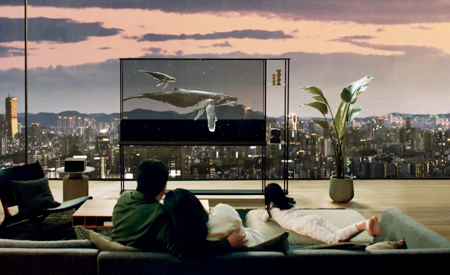 LG has just launched the world's first fully wireless and transparent ...