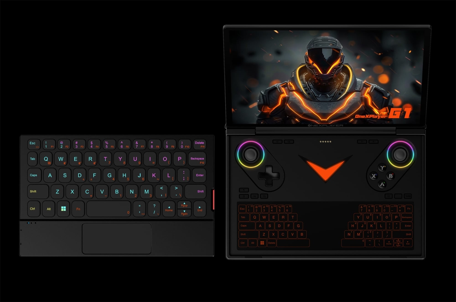OneXPlayer G1 compact gaming laptop: AMD Strix Point APU, detachable ...
