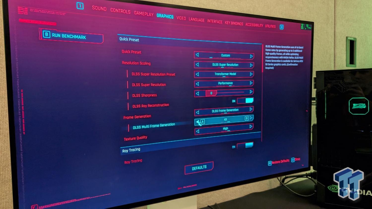 GeForce RTX 50 Series owners will get to choose how many AI frames DLSS ...