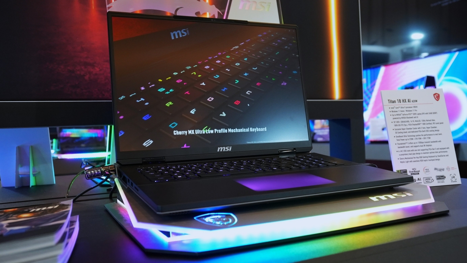 MSI Titan, Raider, Vector, Stealth laptops: all 18-inch displays, up to ...