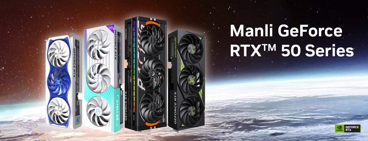 MANLI's new GeForce RTX 50 Gallardo RACING series GPUs teased with ...