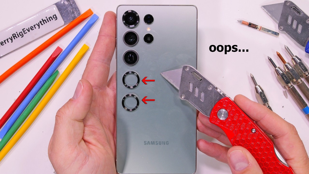 Samsung's Galaxy S25 Ultra camera rings exposed as fake in durability test